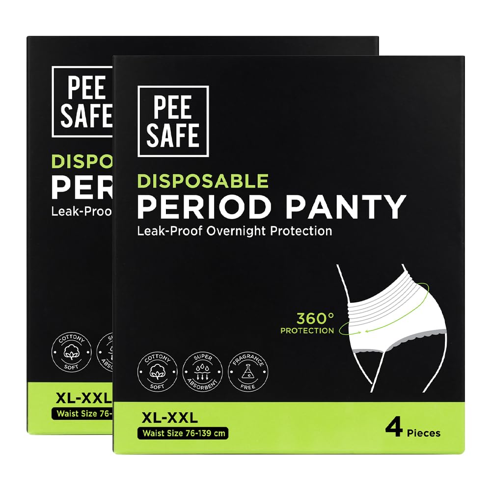 Buy Pee Safe Disposable Period Panties for Women Leak Proof | XL-XXL ...