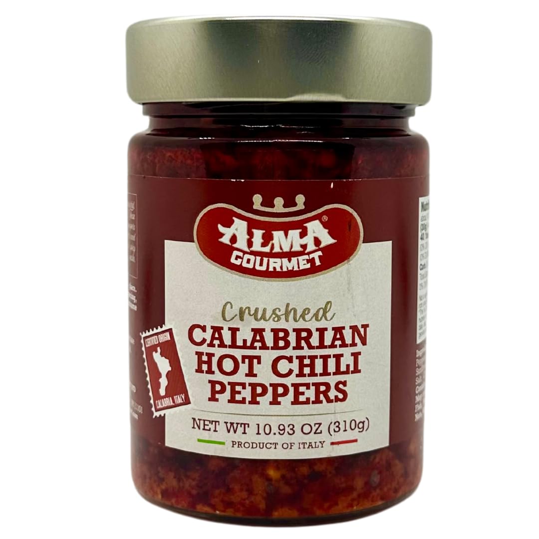 Amazon.com : Certified Authentic Crushed Calabrian Hot Chili Peppers ...