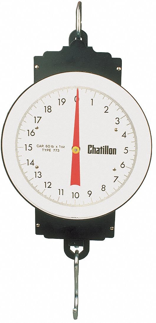 Amazon.com: Chatillon & Sons, WH-100, Mechanical Hanging Scale, Dial ...