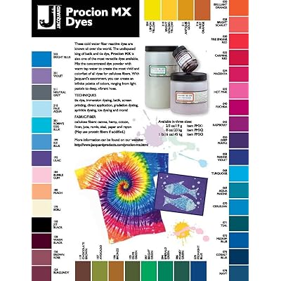Procion MX Dye Color Set with 13 Jars, Soda Ash Dye Philippines | Ubuy