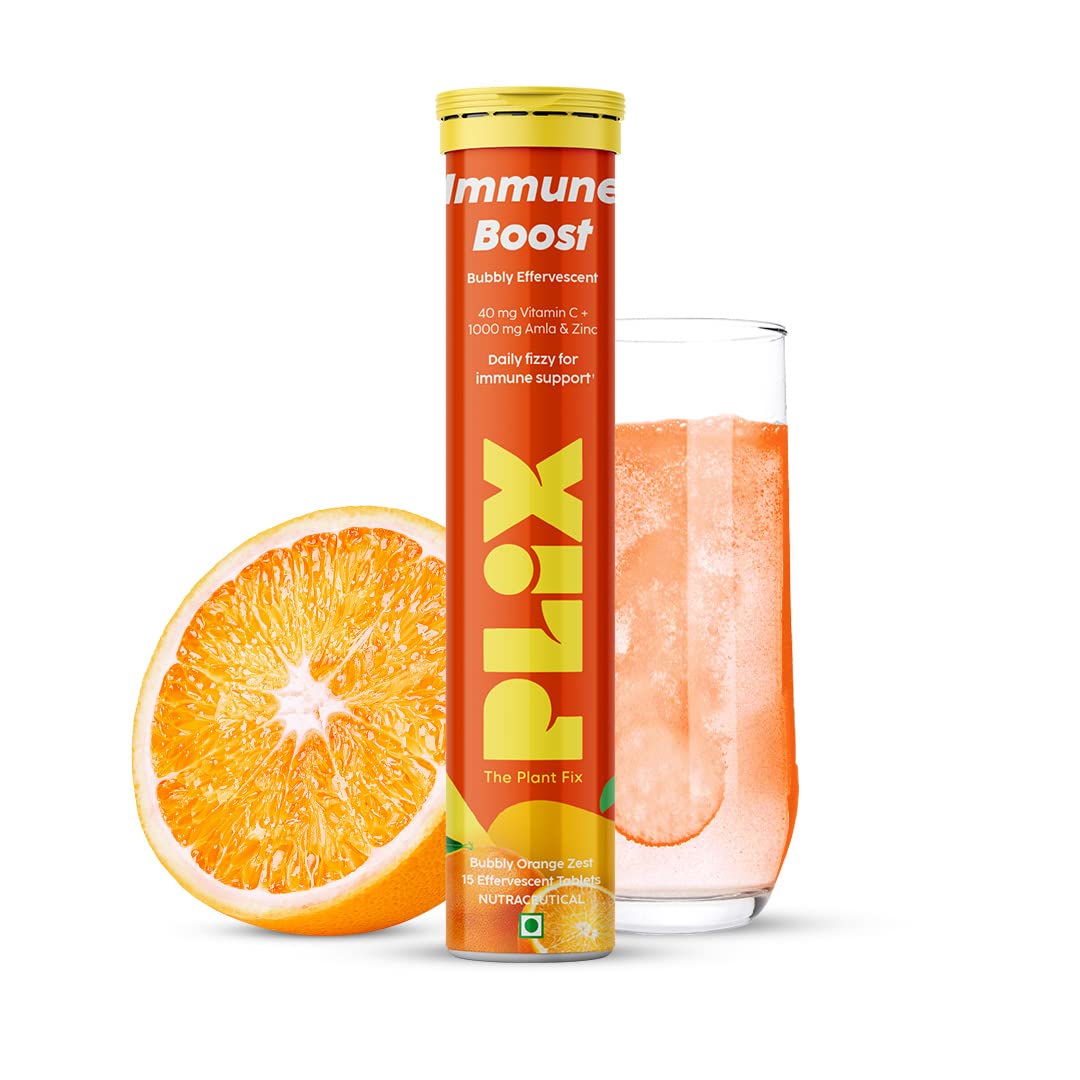 PLIX - THE PLANT FIX Vitamin C Immunity Booster 15 Effervescent Tablets ...