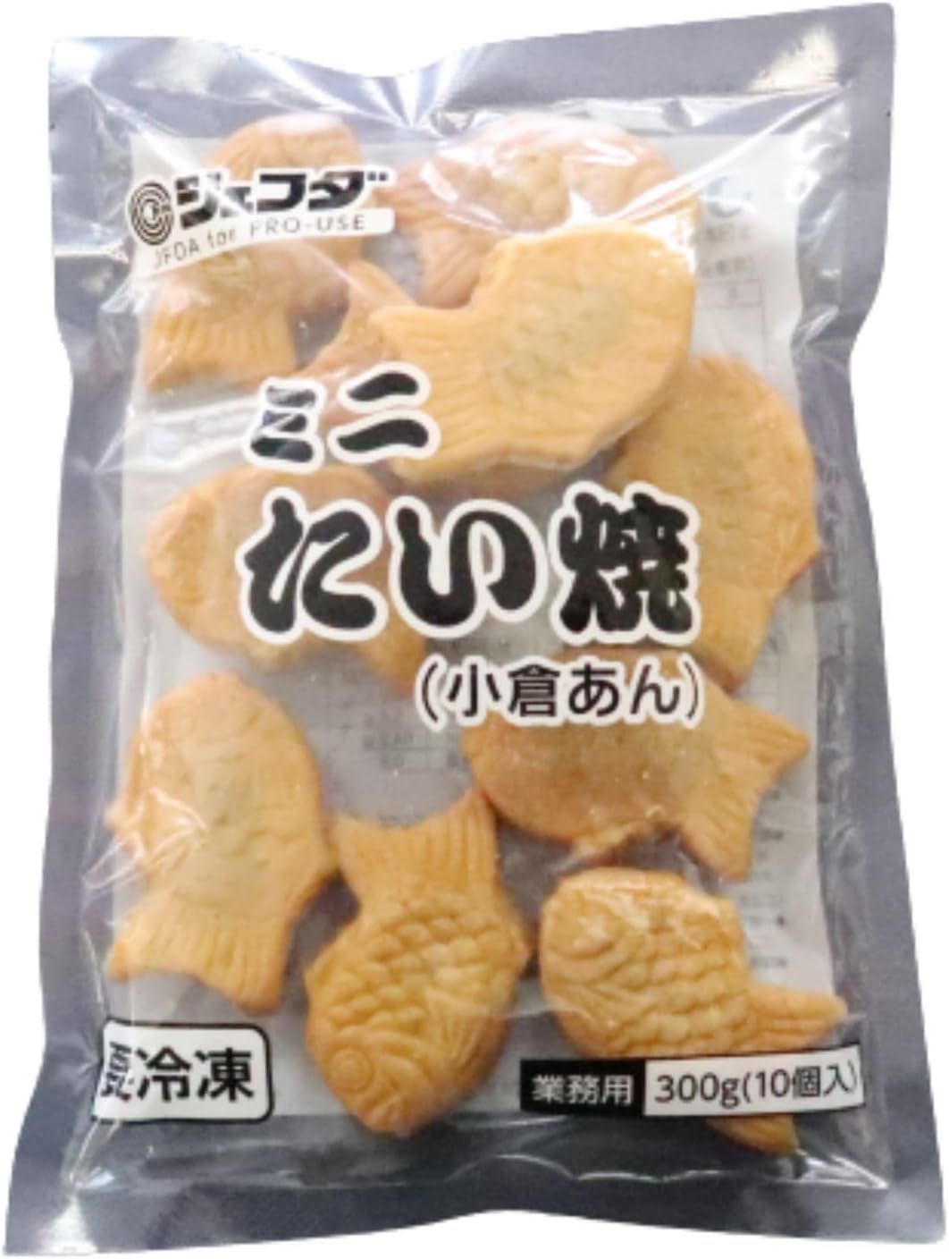 Amazon | JFDA ミニ たい焼き 小倉あん 約30g×10個 冷凍食品 | JFDA | たい焼き 通販