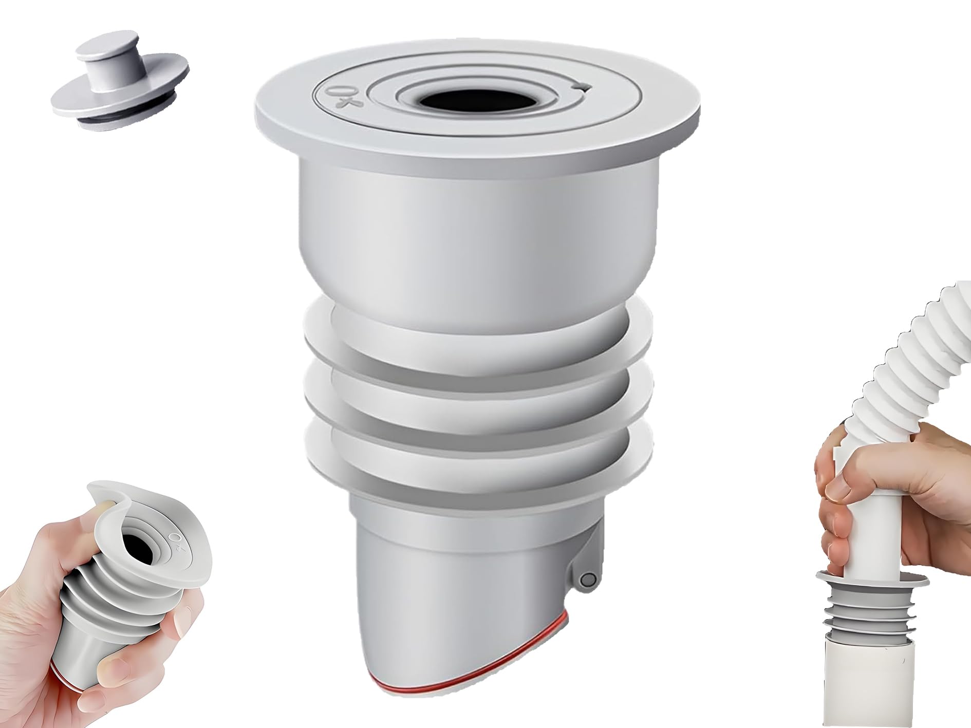 Amazon.com: Washing Machine Drain Hose Seal.Floor Drain Plug Sewer Pipe ...