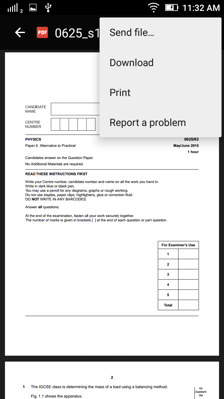 Cambridge Past Papers - App on Amazon Appstore