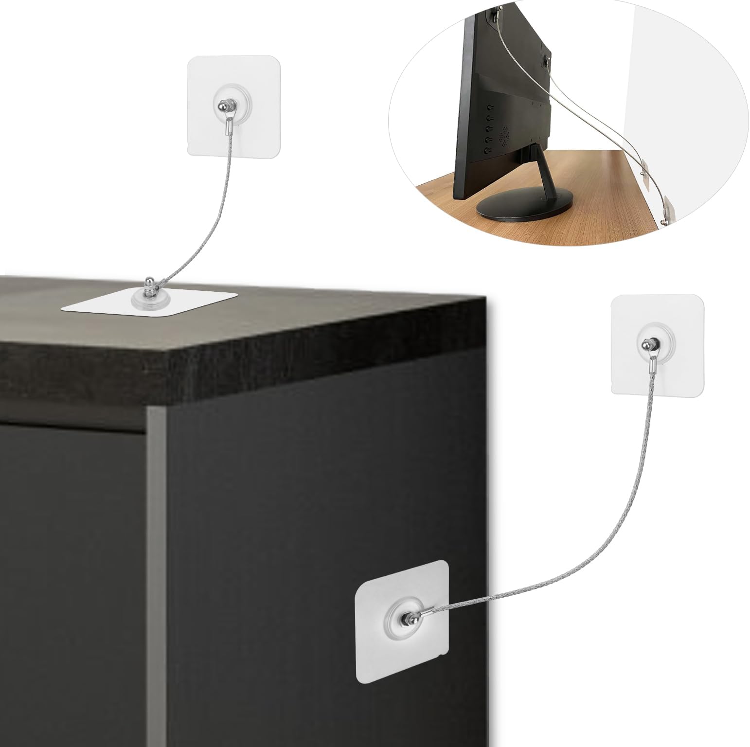 Amazon.com: SelfTek Furniture Anchors Kit for Baby Proofing(12 Pcs), 5 ...