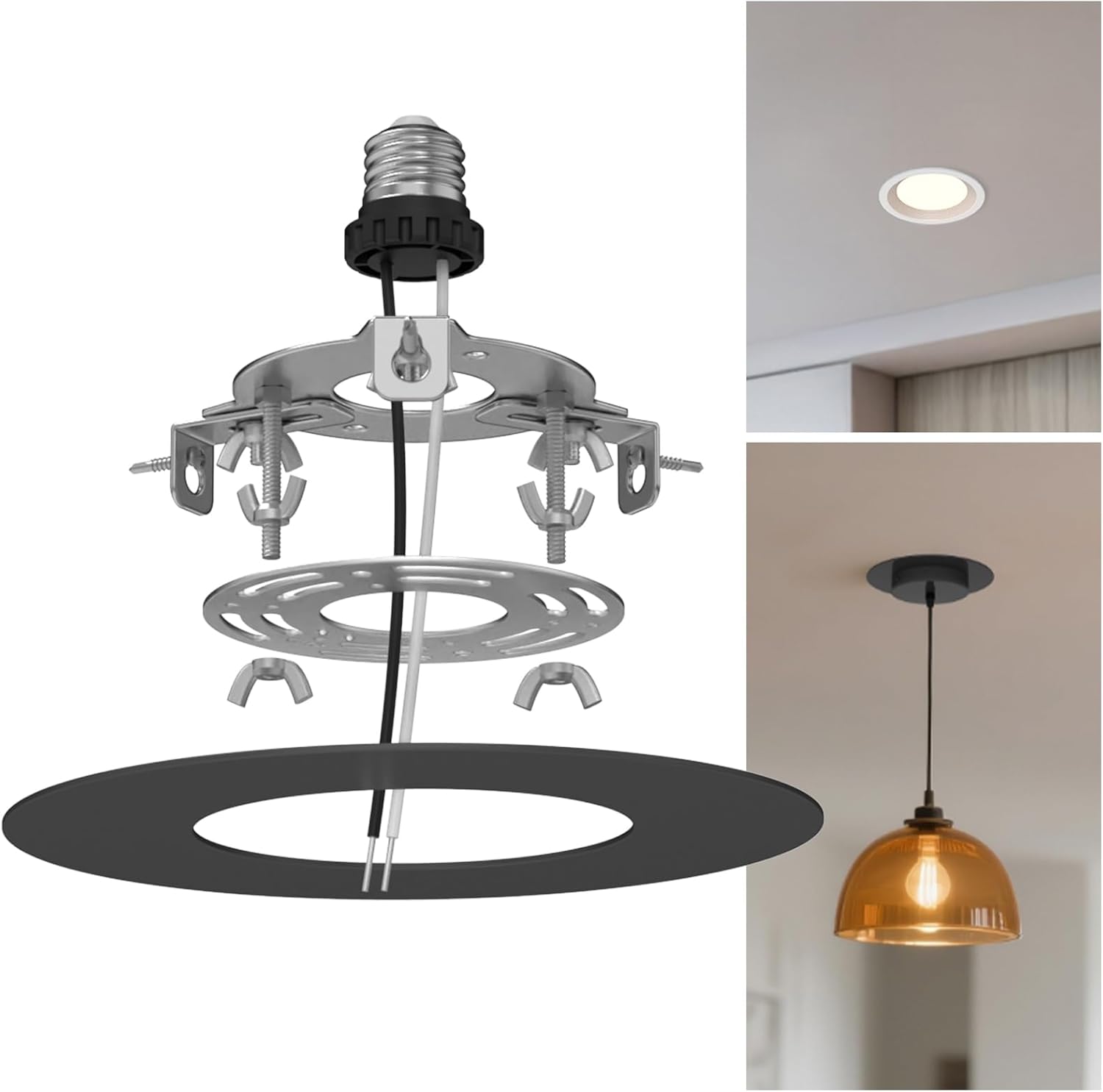 gezee R5 and 6 Recessed Can Light Conversion Kit, for Ceiling Light ...