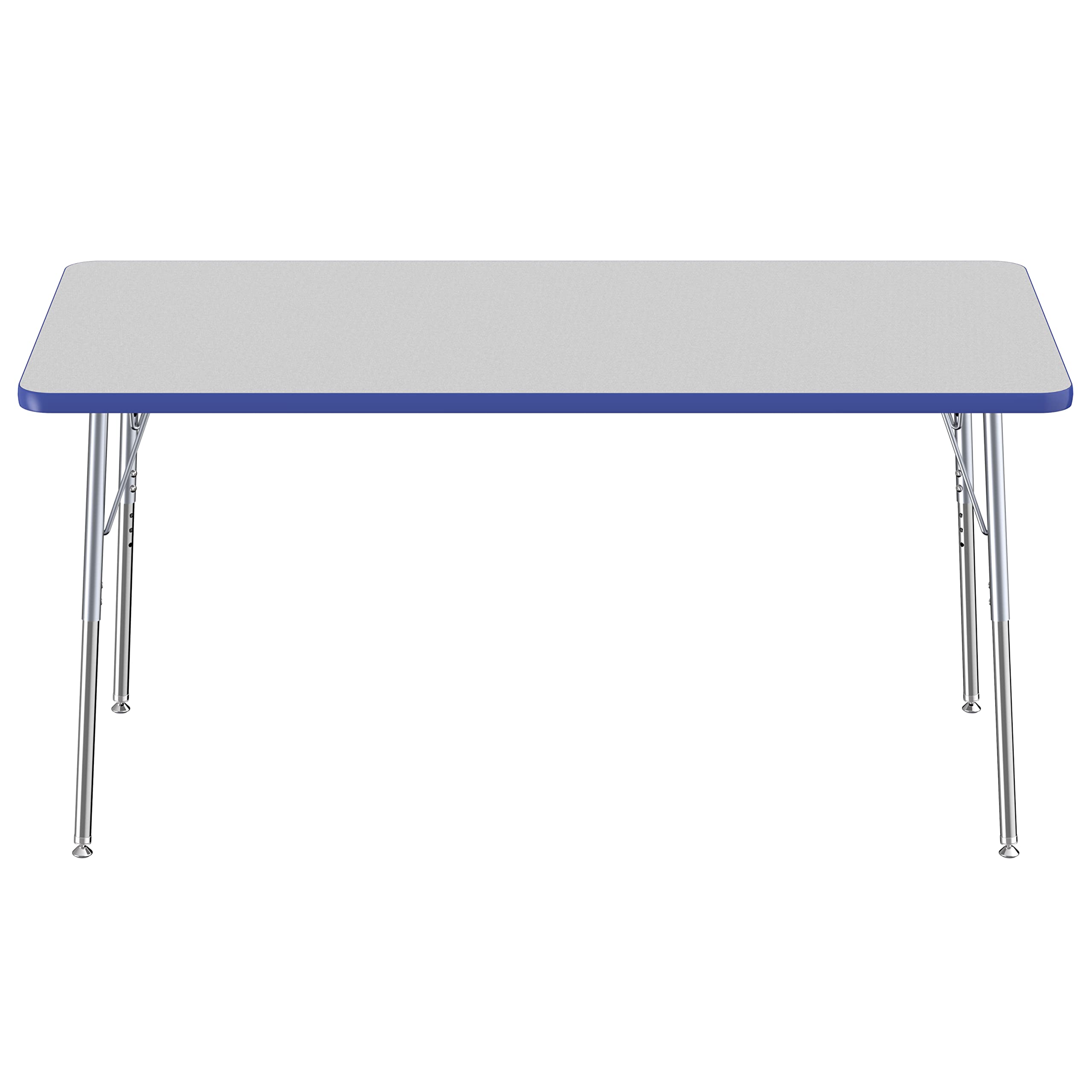 FDP Rectangle Activity School and Office Table (30 x 60 inch), Silver ...