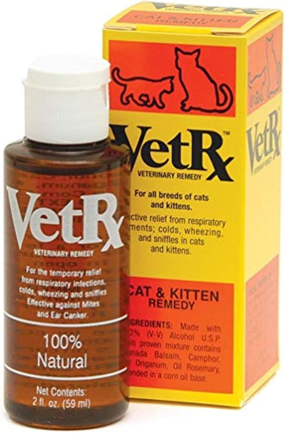 Amazon.com: Vet RX Sneezing Cold Cough and Allergies for Cat & Kitten ...