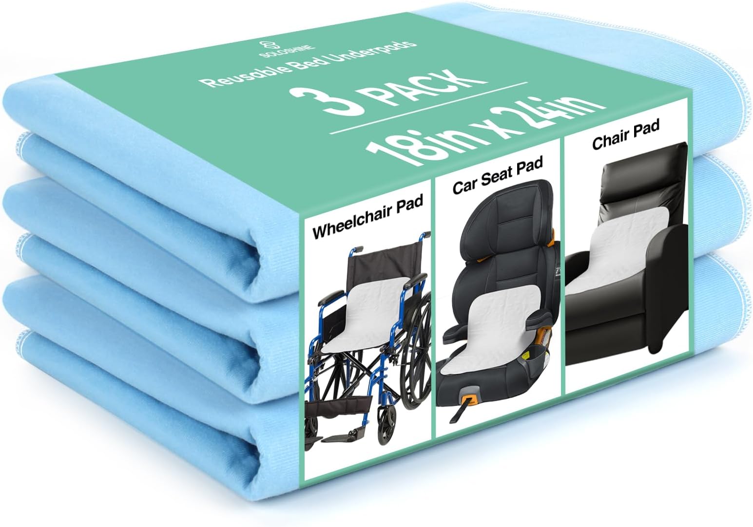 Amazon.com: CoolShields Waterproof Bed Pads Incontinence 34'' x 36'' (1 ...