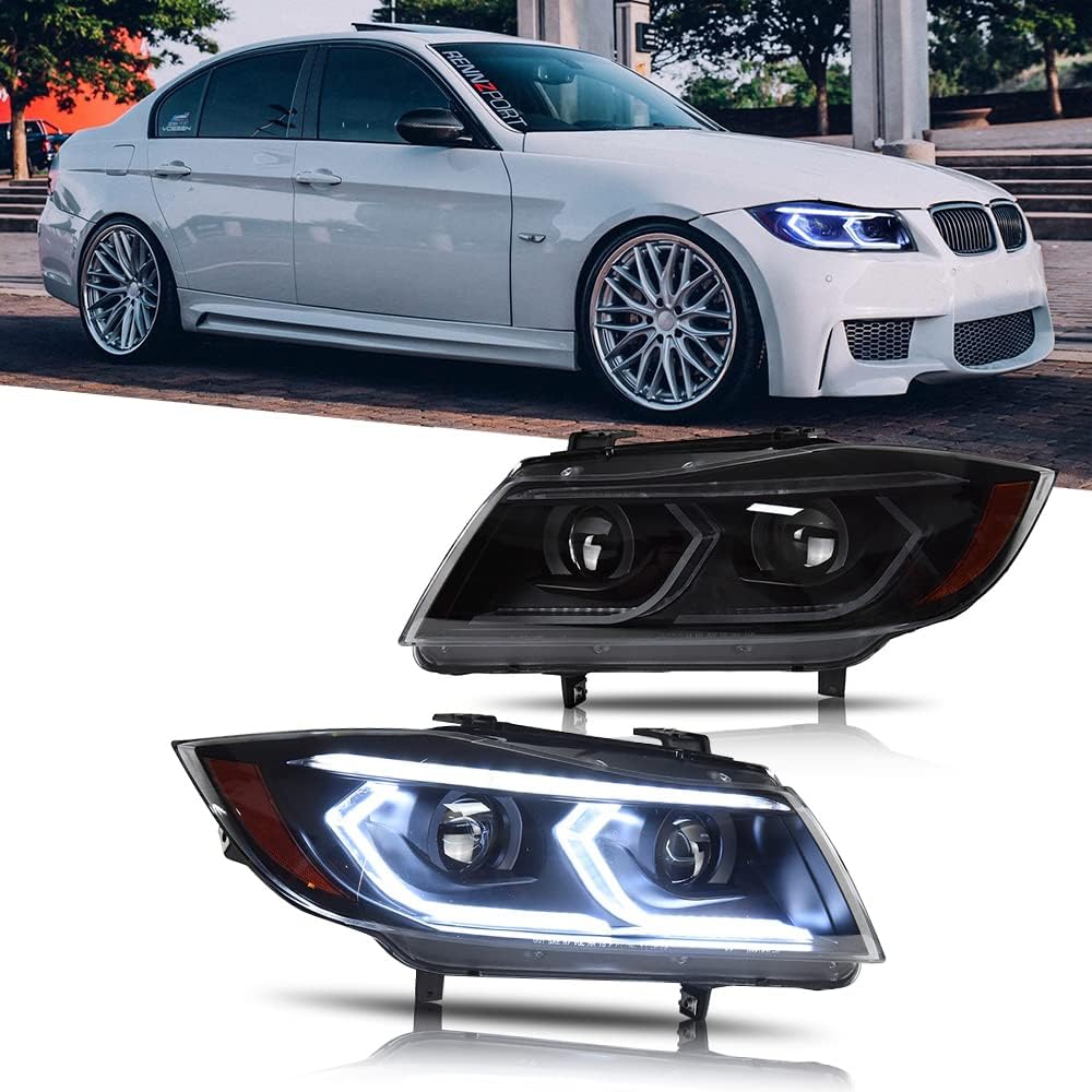 Amazon.com: New Headlamp for 2005-2012 BMW E90 Headlights Xenon/Halogen ...