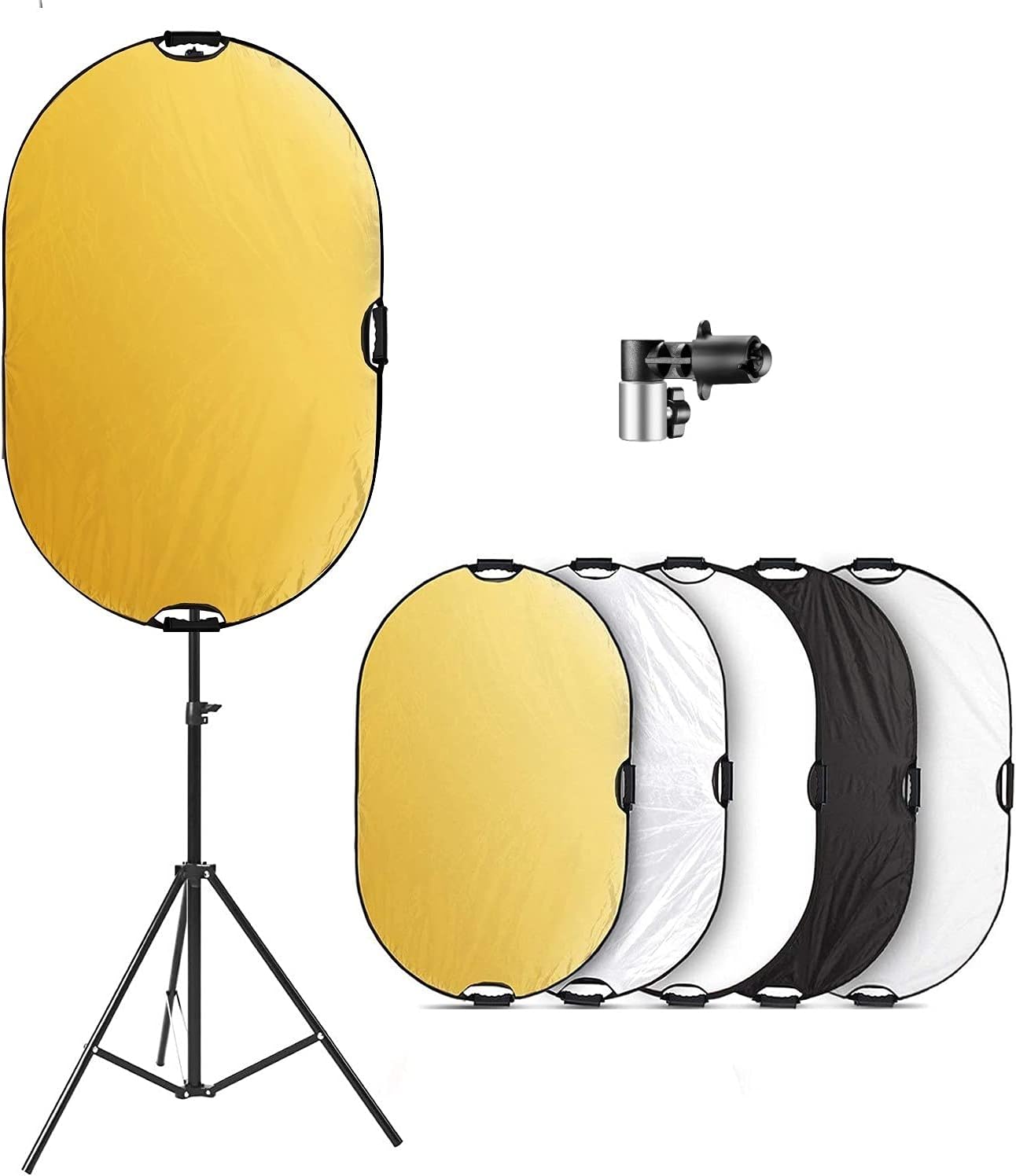 Amazon.com : Selens 24x36inch/60x90cm Light Reflector Stand Kit 5-in-1 ...