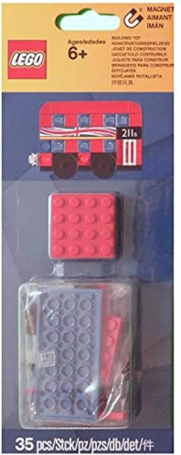 LEGO Imán de autobús de dos pisos de Londres, 35 piezas : Amazon.com.mx ...