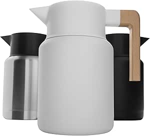 Amazon.com: Hastings Collective Thermal Coffee Carafe 50 Oz - Large Stainless Steel Insulated ...