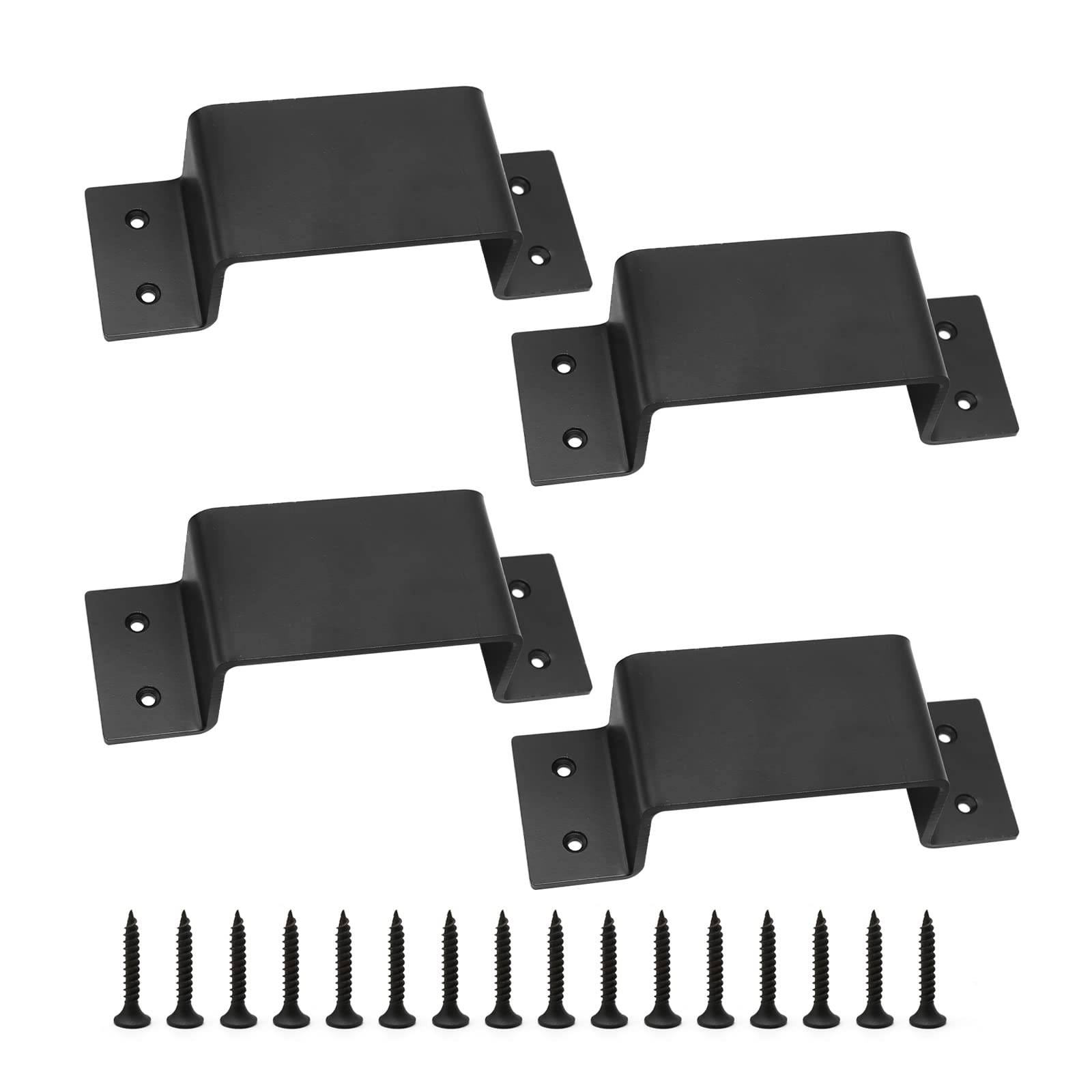 Amazon.com: Utility Trailer Stake Pocket Brackets, Fit 2x4 Lumber ...