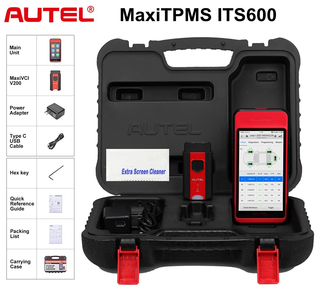 Autel MaxiTPMS ITS600 Advanced TPMS Tablet Service Diagnostic Tool ...