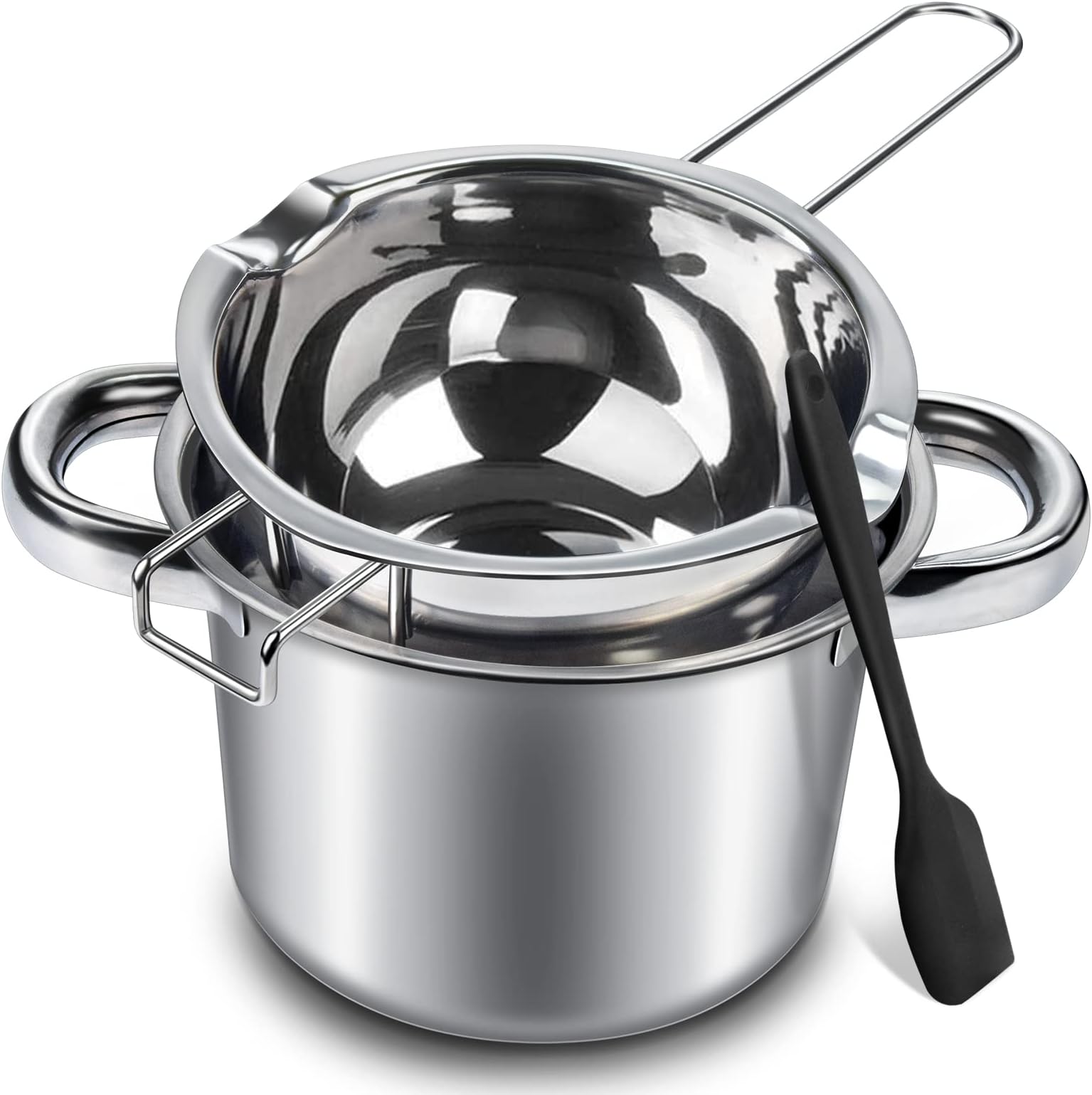 Amazon.com: Double Boiler Pot Set, Stainless Steel Melting Pot with ...
