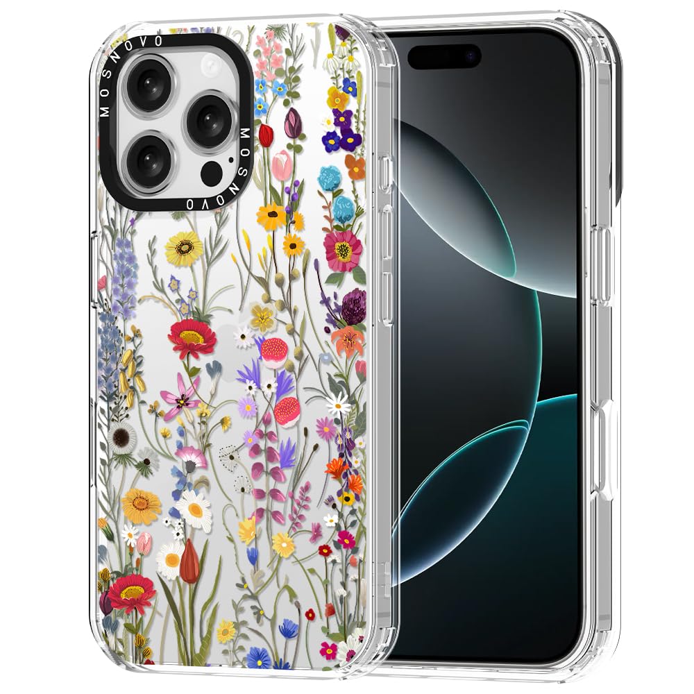 Amazon.com: MOSNOVO Case for iPhone 16 Pro Max, [Buffertech 6.6ft Military-Grade Drop Protection ...