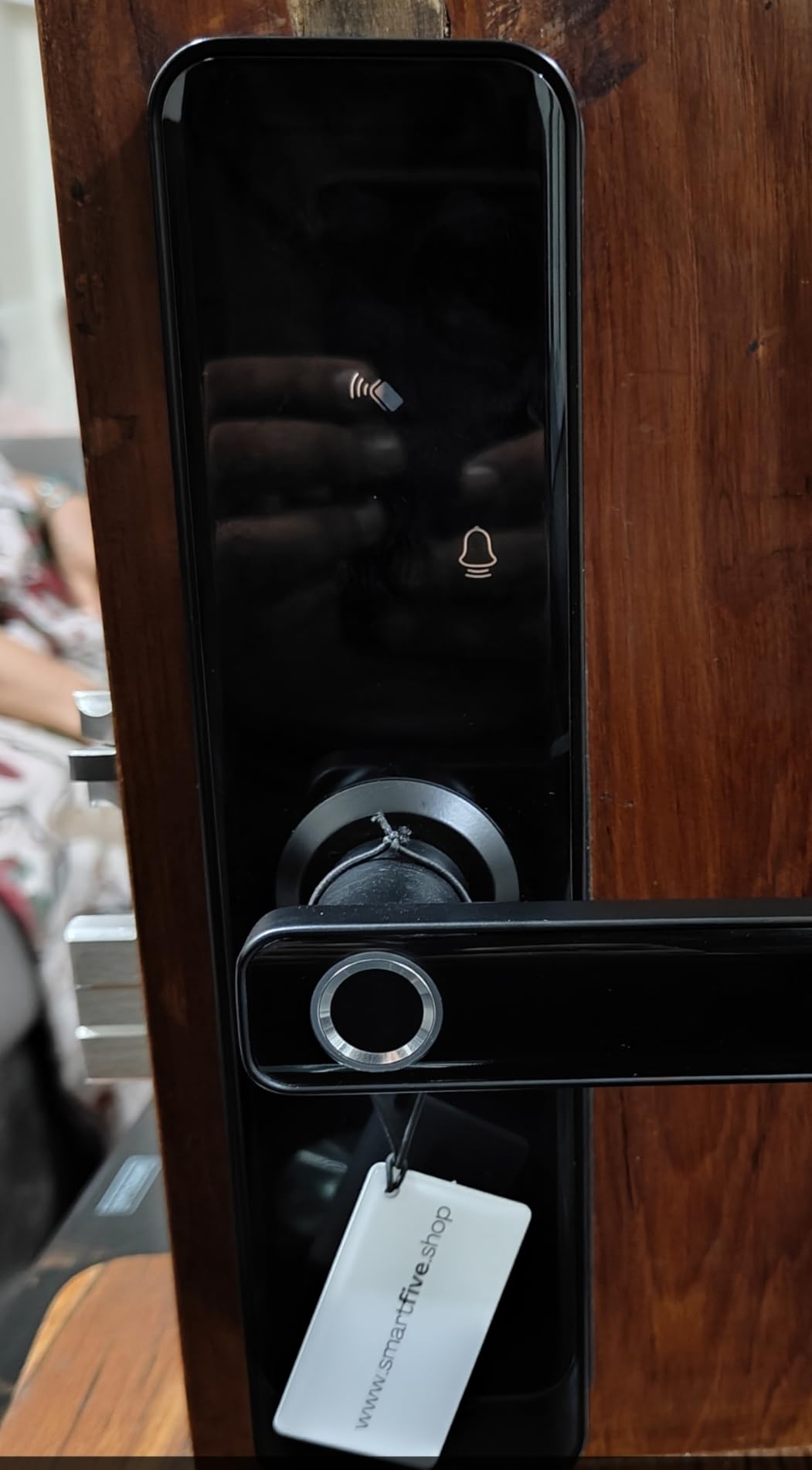 Smartfive Neo Smart Door Lock with 6-Way Unlocking, Mobile app, OTP Time Bound Access ...