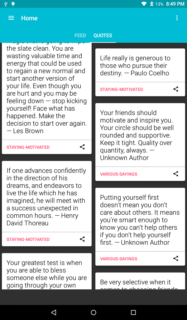 Best Motivational Quotes App - MotiveTown - App on Amazon Appstore