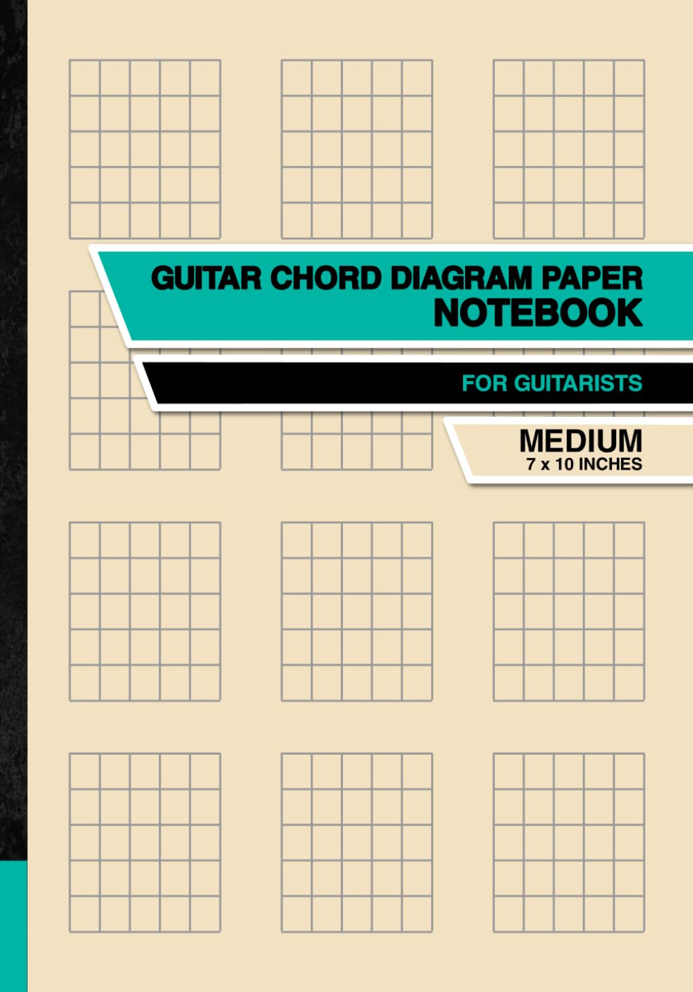 Amazon.com: Guitar Chord Diagram Paper Notebook: Blank Music ...