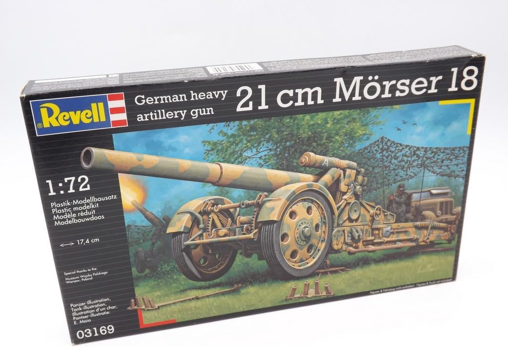 Revell Modellbausatz 03169 - Schweres Deut. Artillerie-Geschütz 21cm ...