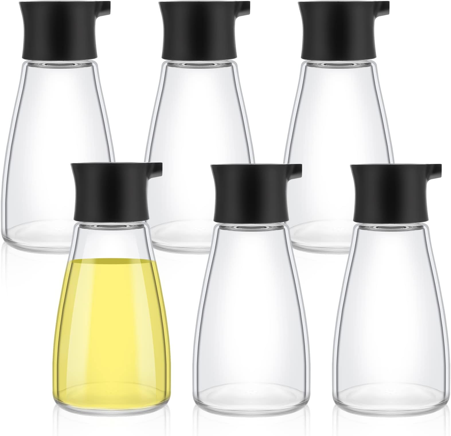 Amazon.com: EIKS 2 Sets Glass Soy Sauce Dispenser Oil Vinegar Cruet ...