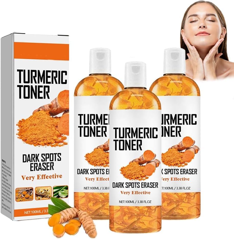 3 Pcs West Month Turmeric Toner Dark Spot Eraser, Turmeric Face Toner ...
