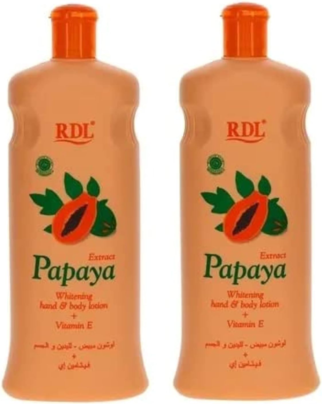 RDL Papaya Hand & Body Whitening Lotion 600ml 2 pc : Buy Online at Best ...