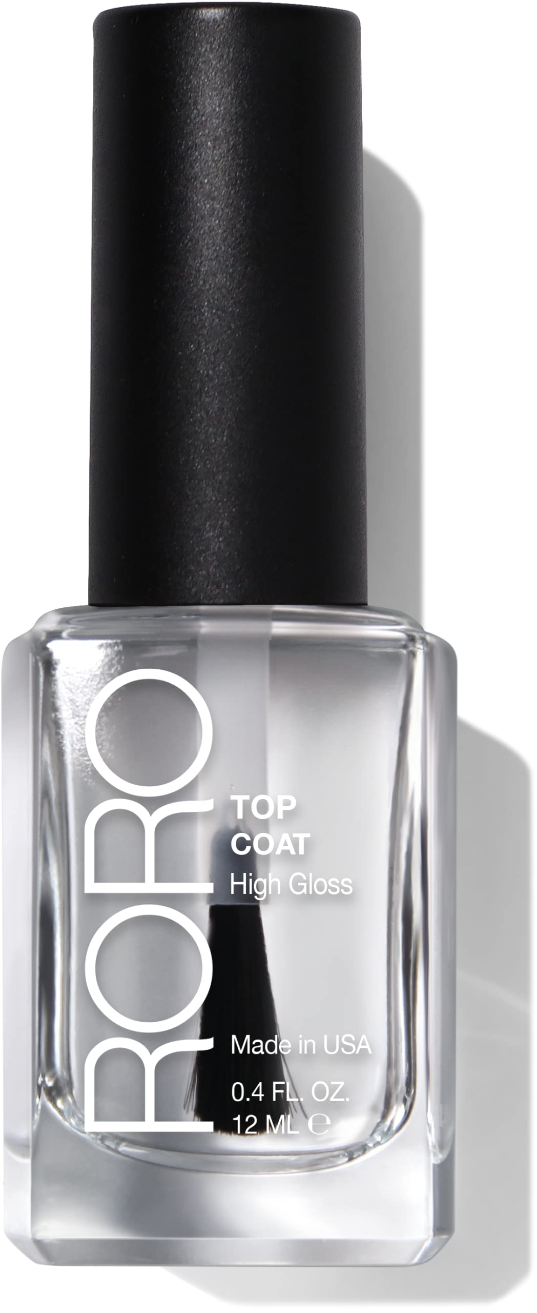 Amazon.com : roro Top Coat Nail Polish for Women, Long Lasting High ...
