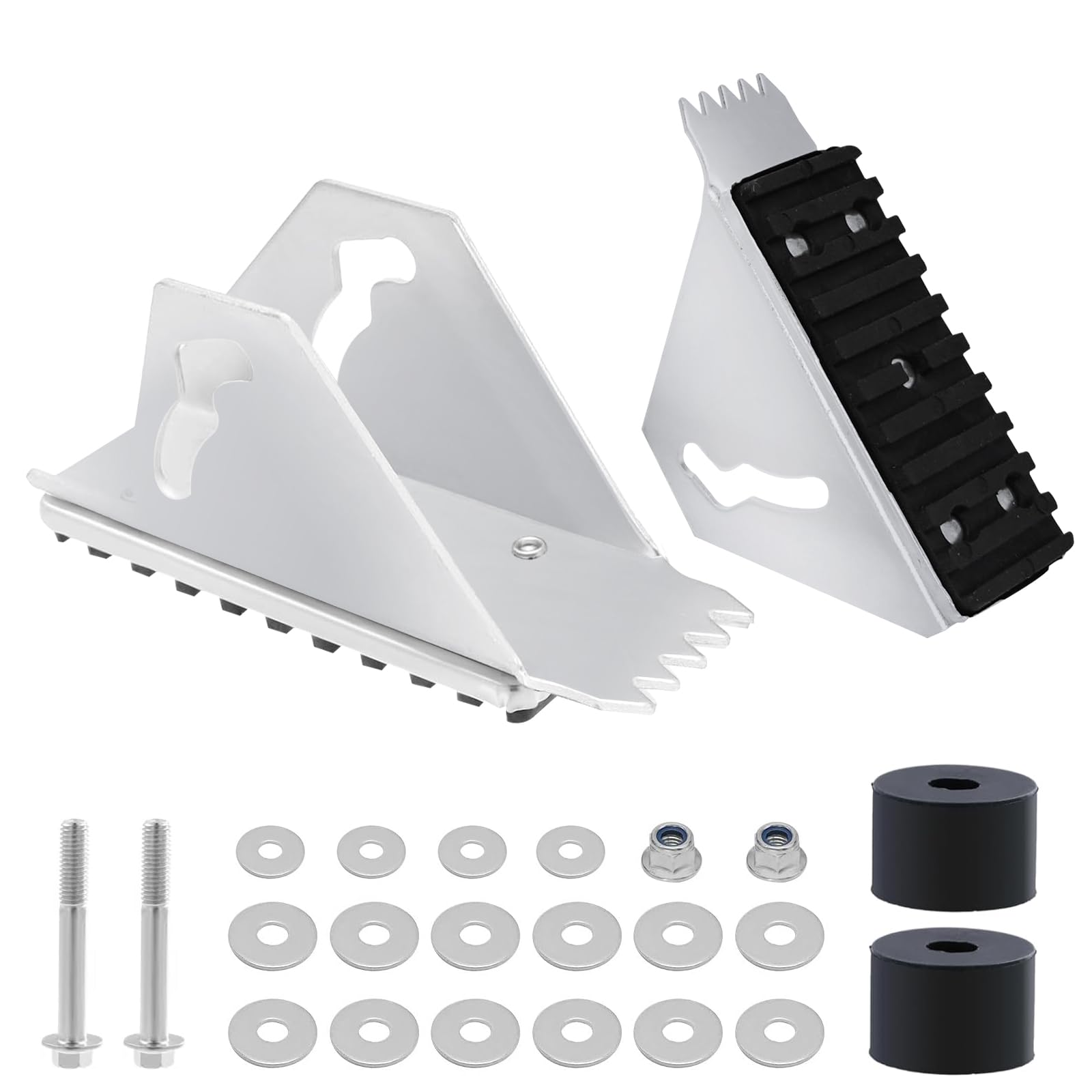 2-Pack Safety Shoe Kit for Extension Ladder, Aluminium Telescopic ...