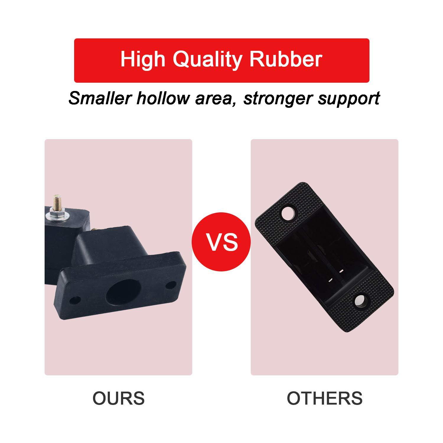 Snapklik.com : 4Pack Rubber Vibration Isolator Mounting Bracket / Air ...