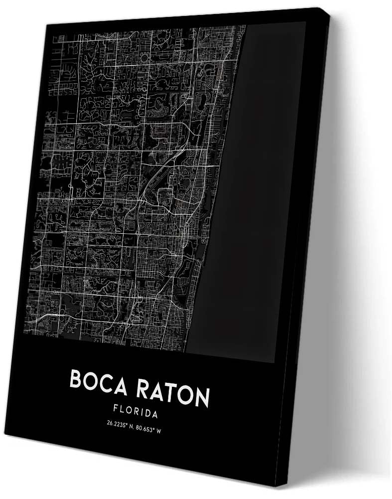 Mapa De Calles De Boca Ratón, Florida