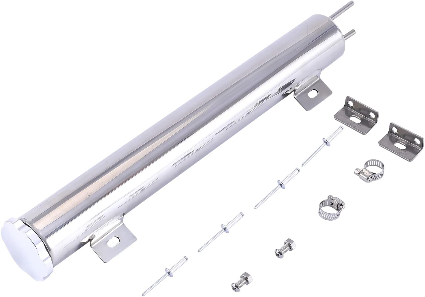 Amazon.com: BATONECO Radiator Coolant Over Flow Puke Tank Can 2 X 15 ...