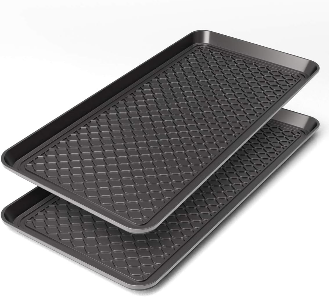 Amazon.com: GREAT WORKING TOOLS Boot Trays for Entryway, Set of 2 Heavy ...