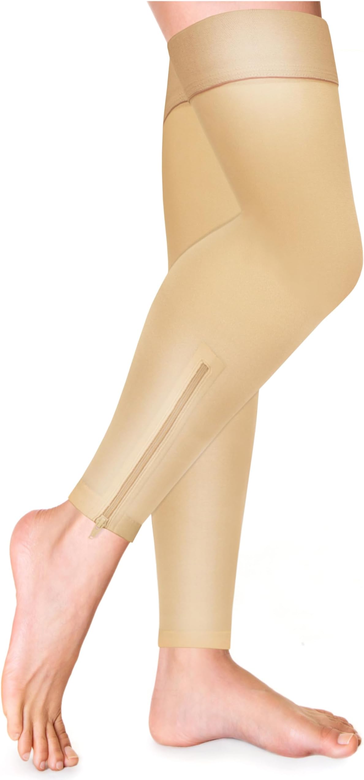 Amazon.com: Truform Zipper Compression Stockings, 15-20 mmHg, Medical ...