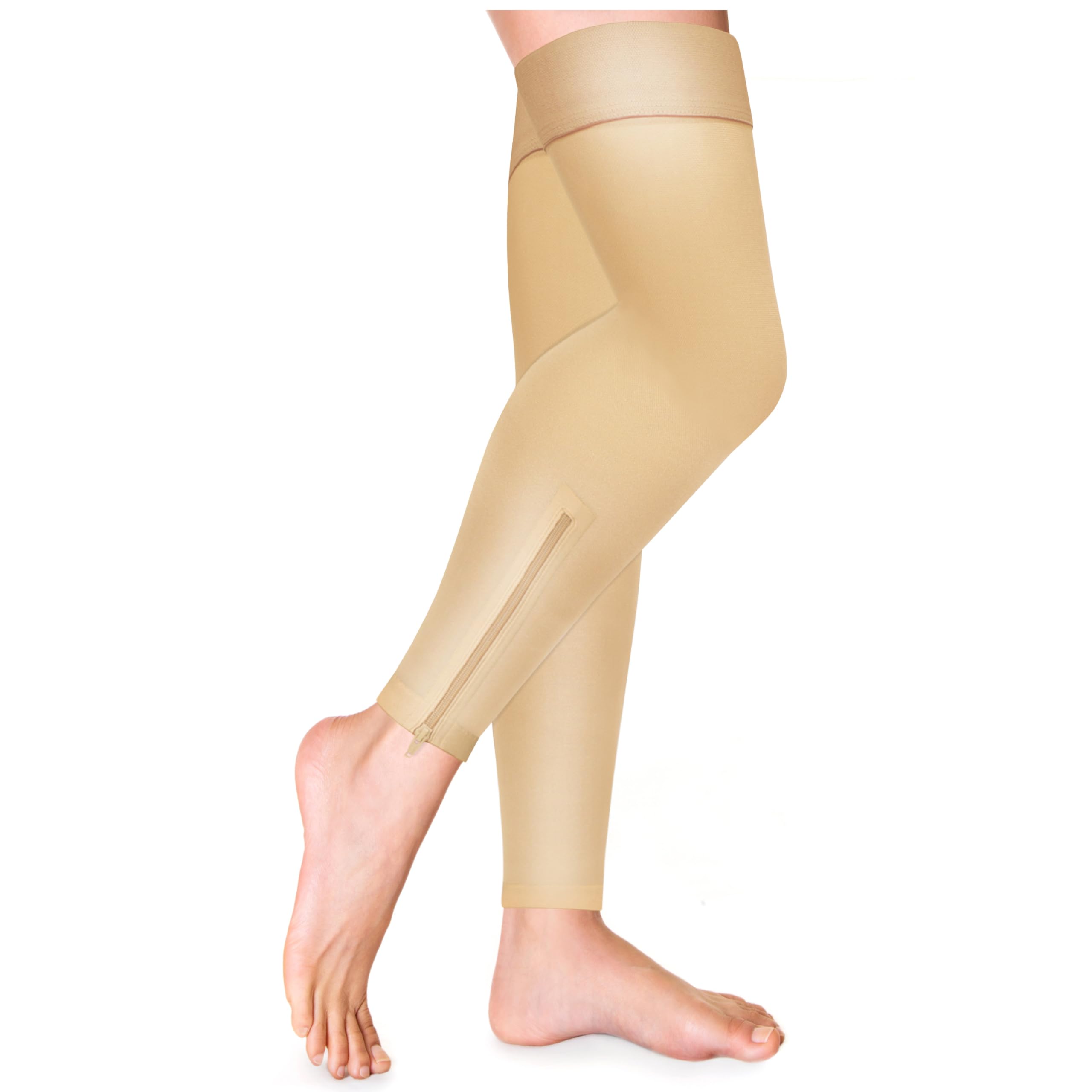 Amazon.com: Truform Zipper Compression Stockings, 15-20 mmHg, Medical ...