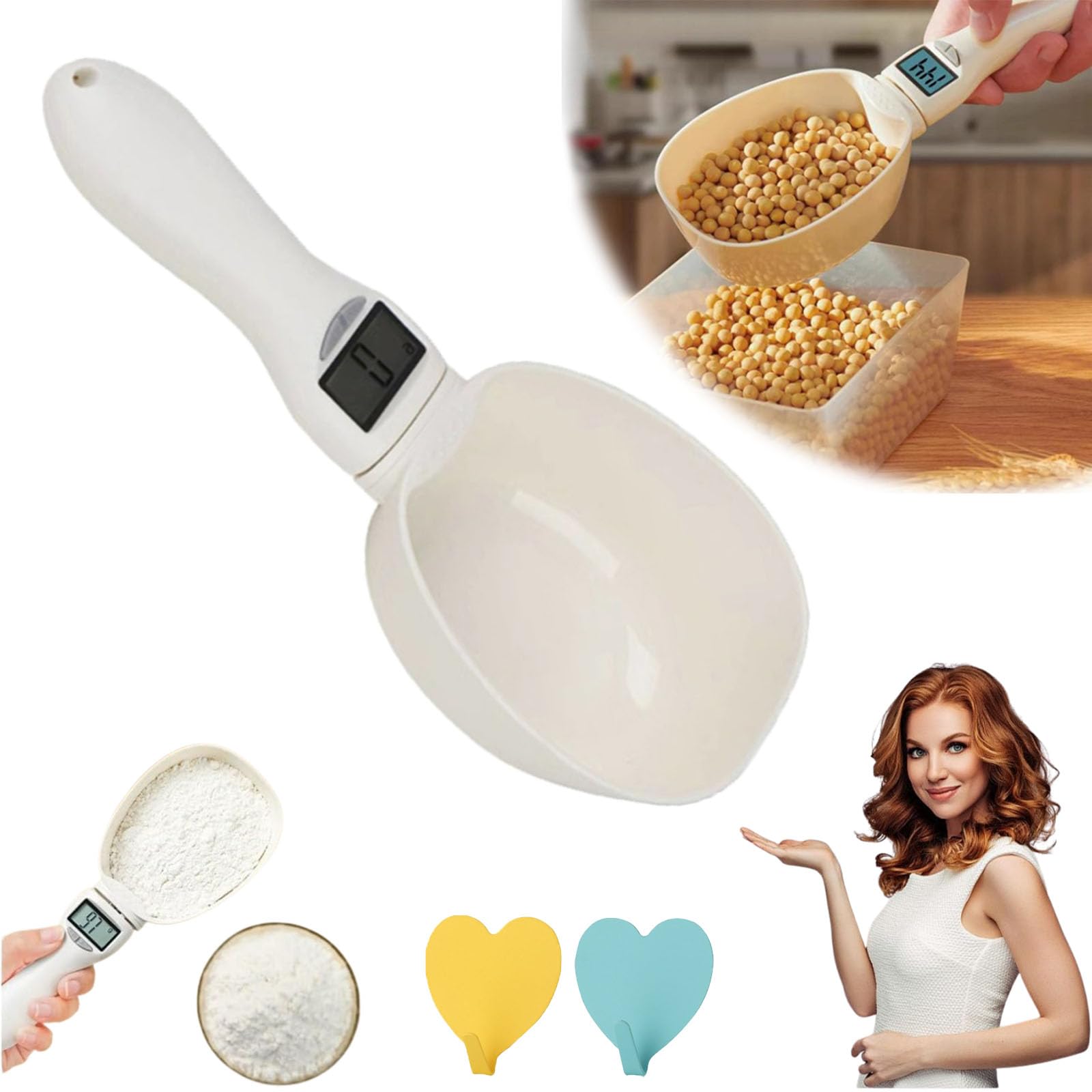 Food Measuring Scoop Scale, Digital Measuring Spoon, Digital Scoop ...