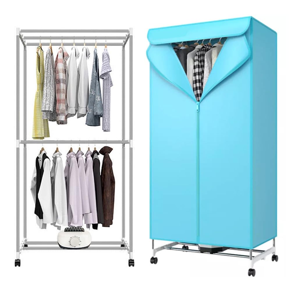 Electric Clothes Dryer Fast 1000W Dryer Machine 2-Tier Heated Clothes ...