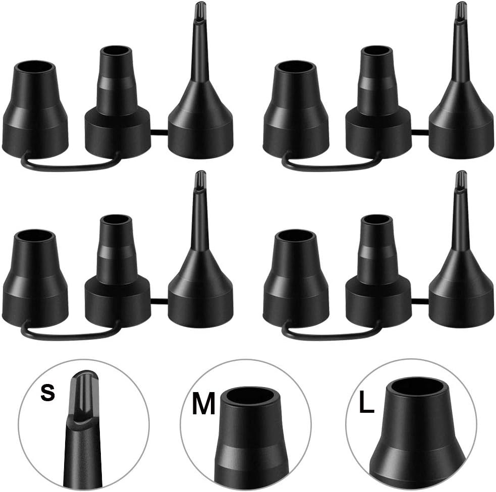 Amazon.com : BUZIFU 4 Pack Replacement Nozzles 3 Sizes Plastic Head Air ...
