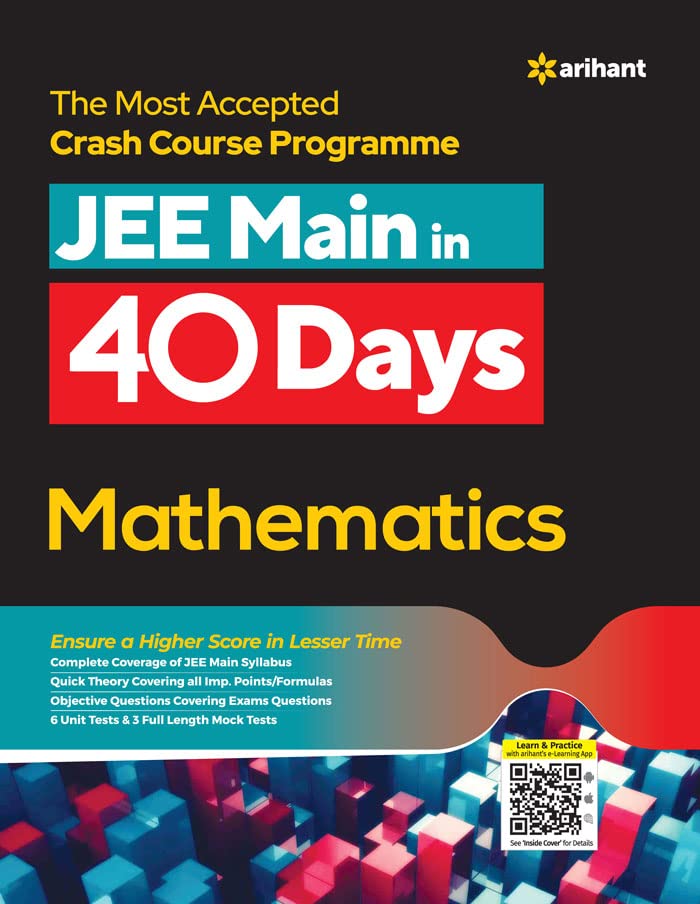 Buy 40 Days Crash Course for JEE Main Mathematics Book Online at Low ...