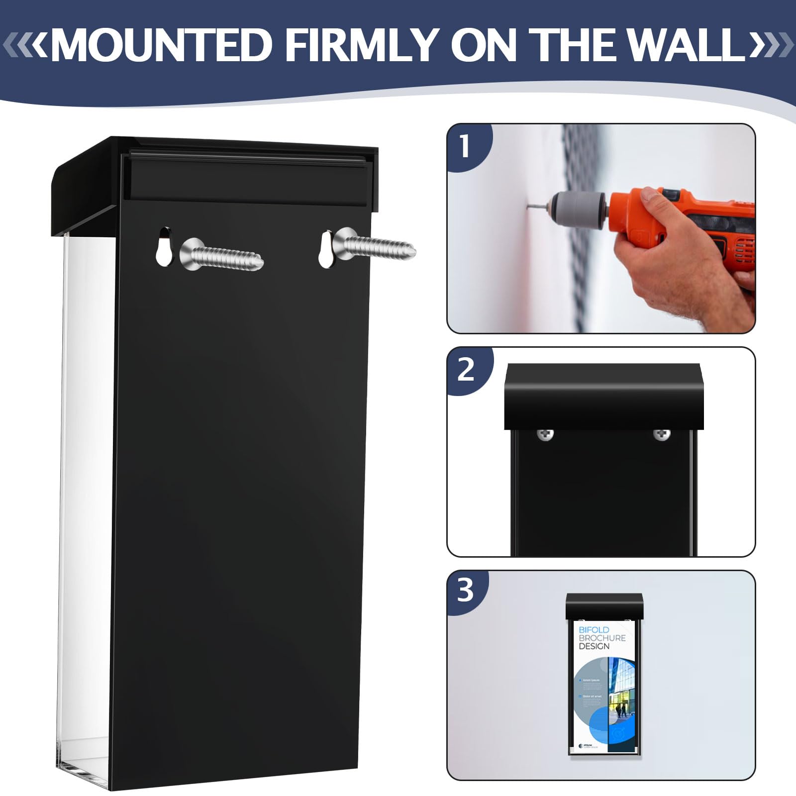 Snapklik.com : Remerry 1 Pcs Outdoor Brochure Holder 4 X 9 Inch ...