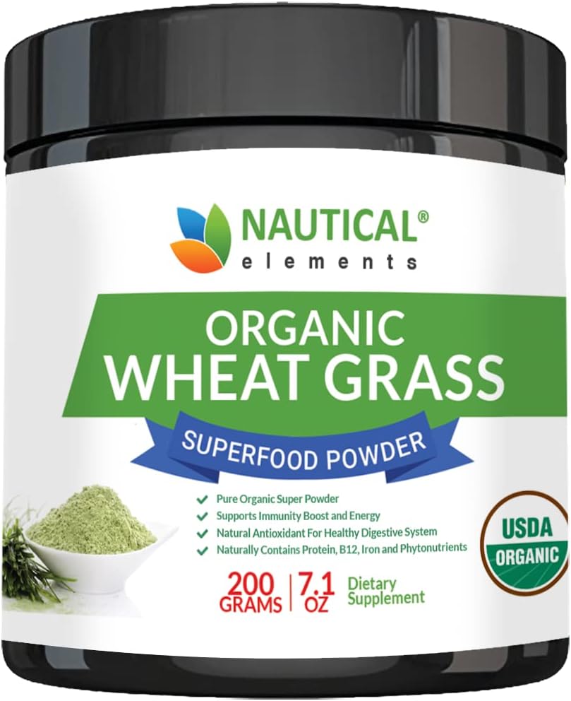 Amazon.com: Wheatgrass Powder - USDA Certified Organic Wheat Grass ...