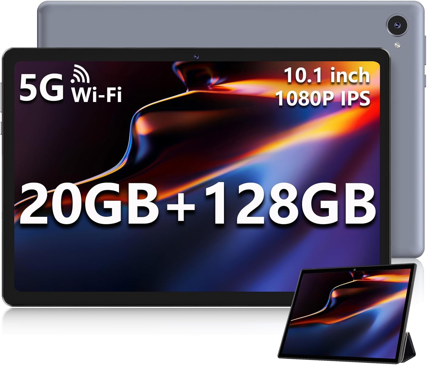 Amazon.com: DUODUOGO 10 inch Tablet Android 12 Tablet 20GB+128GB, 1TB Expand, 5G/2.4G WiFi, 2 ...