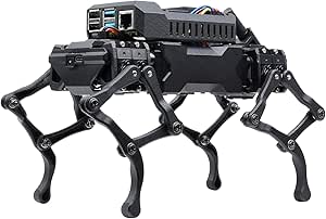 Waveshare WAVEGO 12-DOF Bionic Dog-Like Robot Open Source for ESP32 and PI4B Facial Recognition ...
