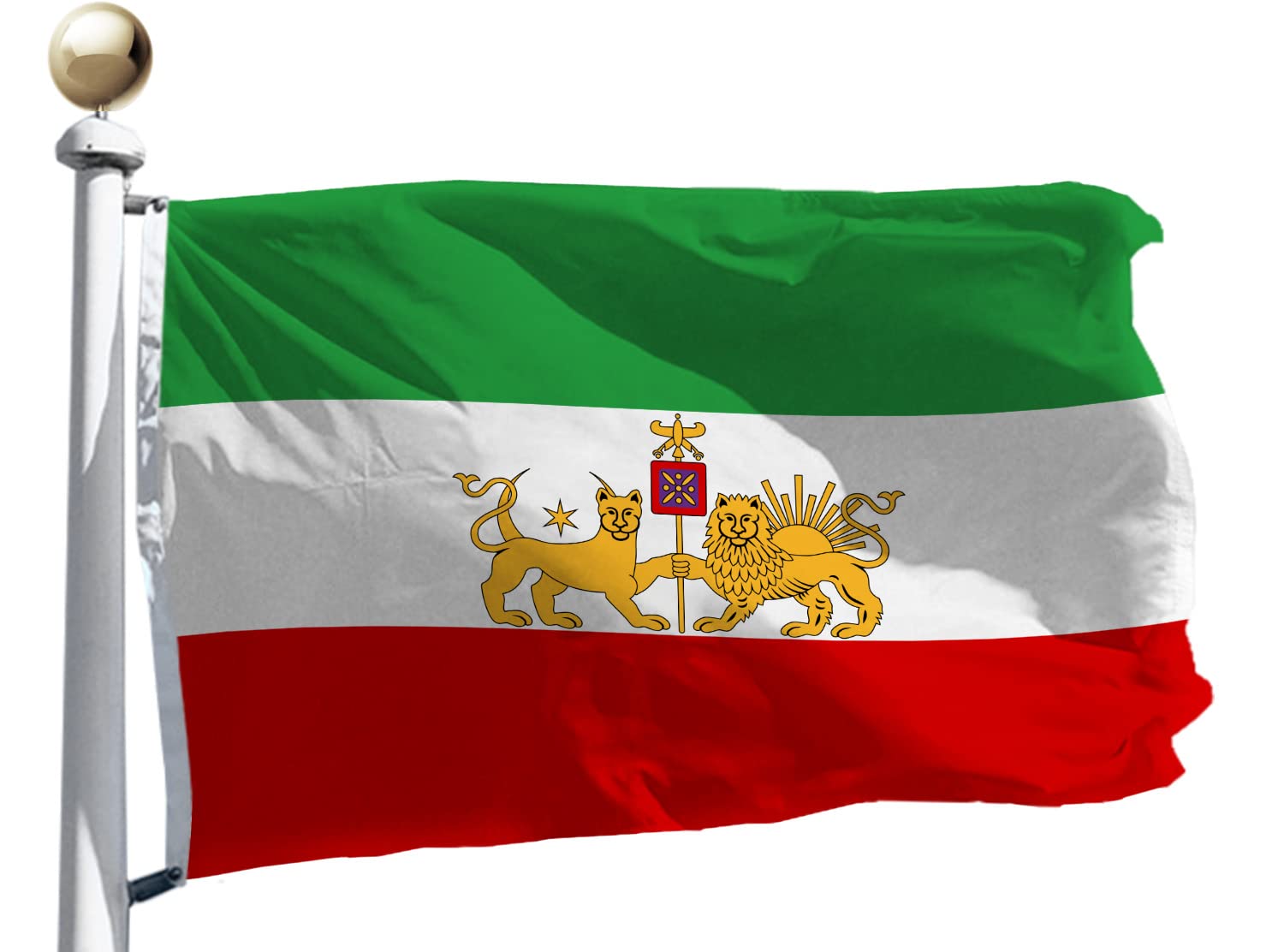 Persian Flag I Love Iran Persian Flag Nail Art Decal Sticker