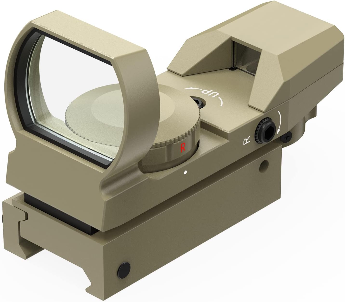 Feyachi RS-29 Reflex Sight, Red & Green Illuminated 4 Reticles Red Dot ...