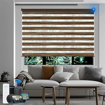 Amazon.com: Blindify Motorized Zebra Blinds with Remote Smart Blind ...