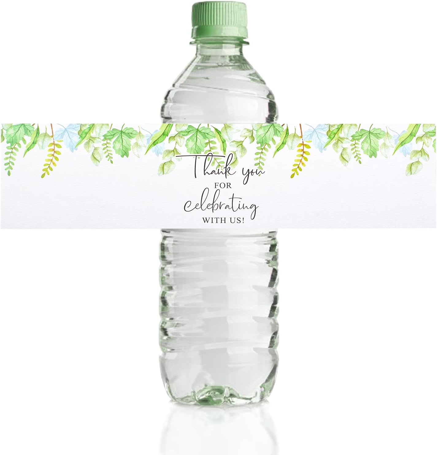 Amazon.com: URROMA Wedding Water Bottle Labels, 50 Pcs Thank You Light ...