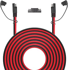 Amazon.com: Ledvillage 1 Pack SAE to SAE Cable 18 AWG - 20FT SAE ...