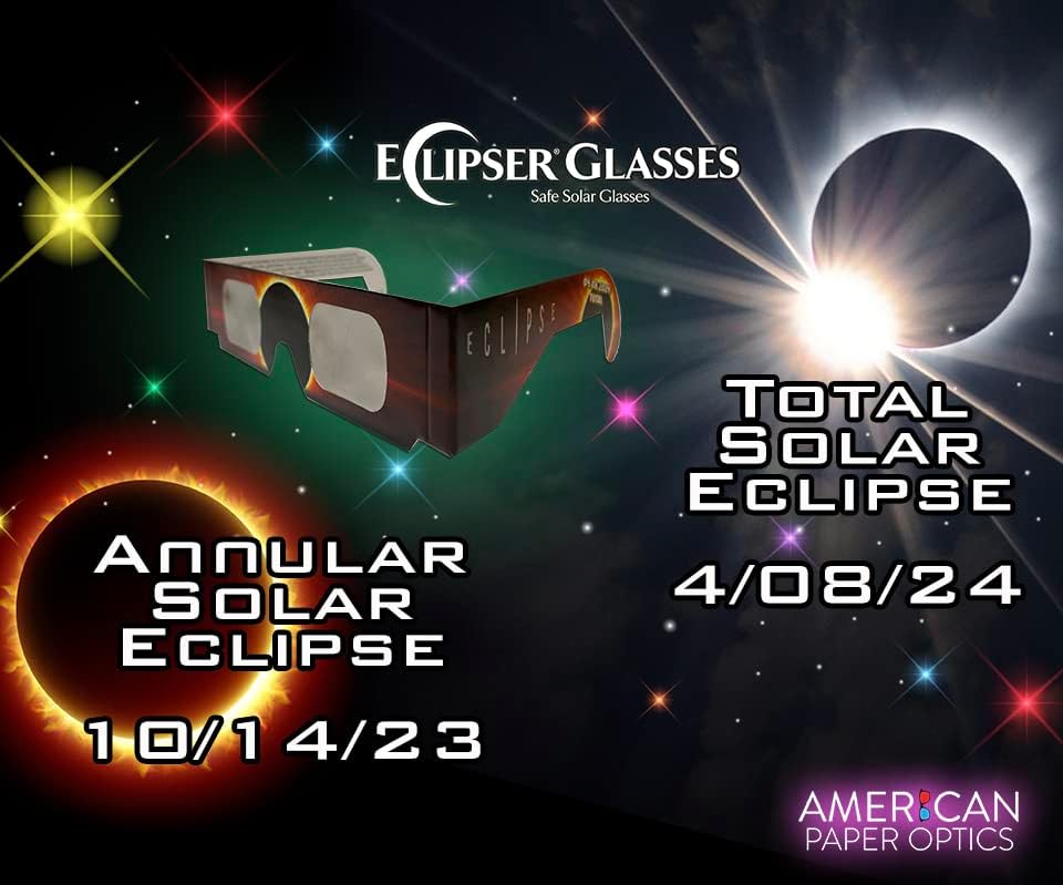 American Paper Optics – Burning Sun Eclipse Glasses for Solar Viewing ...